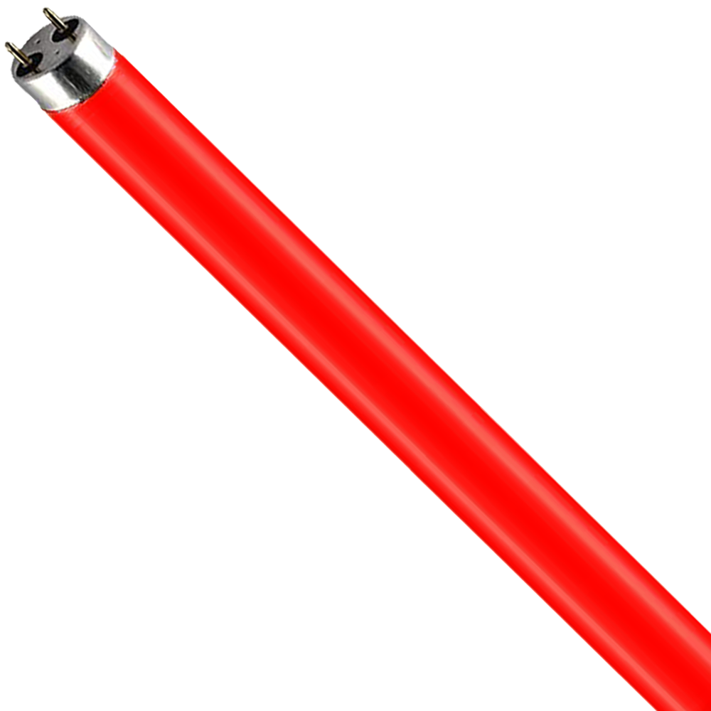 Coloured Fluorescent T5 Tube 28W Red G5 1163mm | GMT Lighting